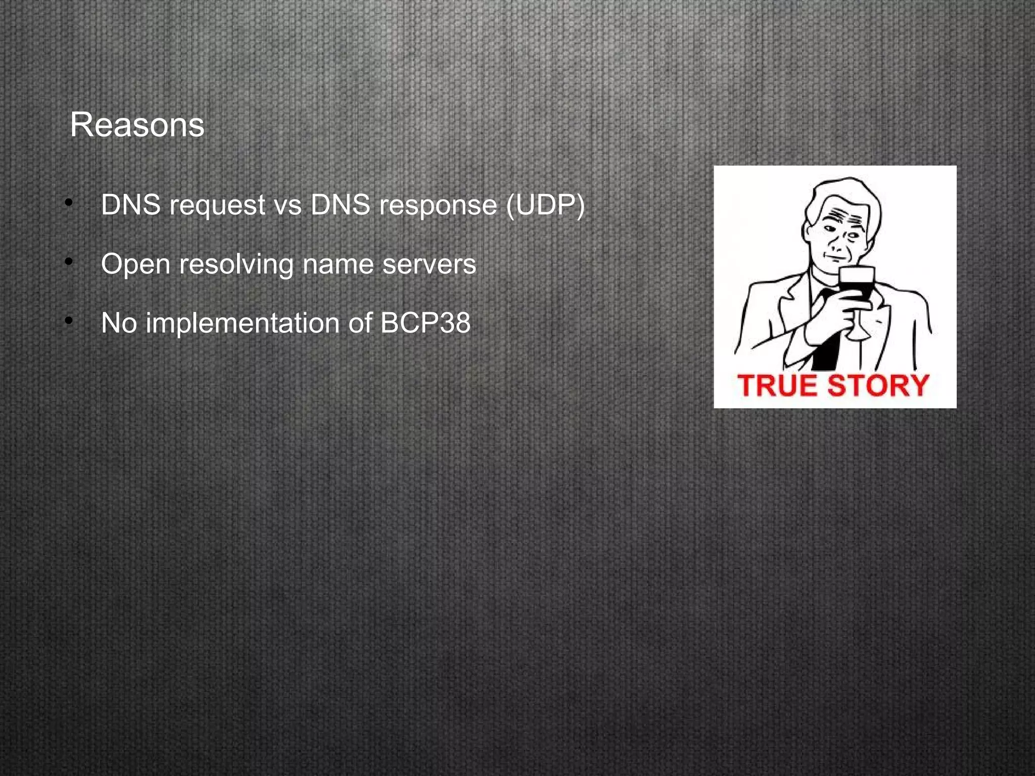 Avoiding dns amplification attacks | PPT | Computer Networking | Computing