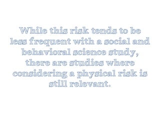 Research Ethics: Avoiding harm | PDF