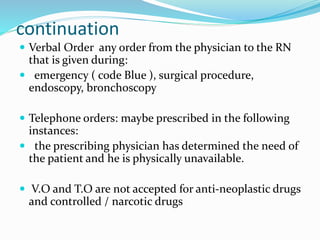 Avoiding medication error | PPTX