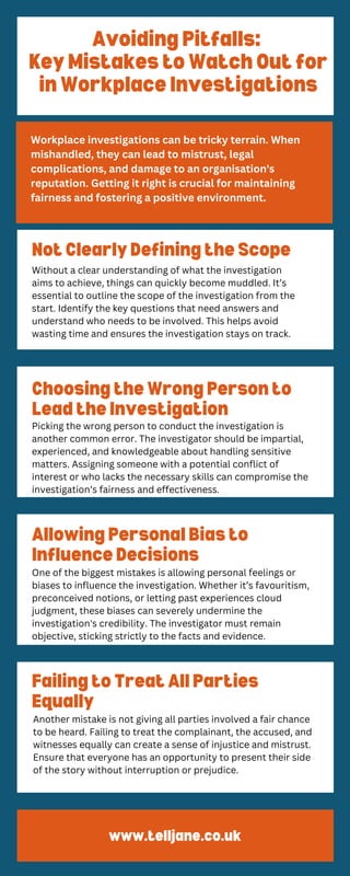 Avoiding Pitfalls: Key Mistakes to Watch Out for in Workplace ...