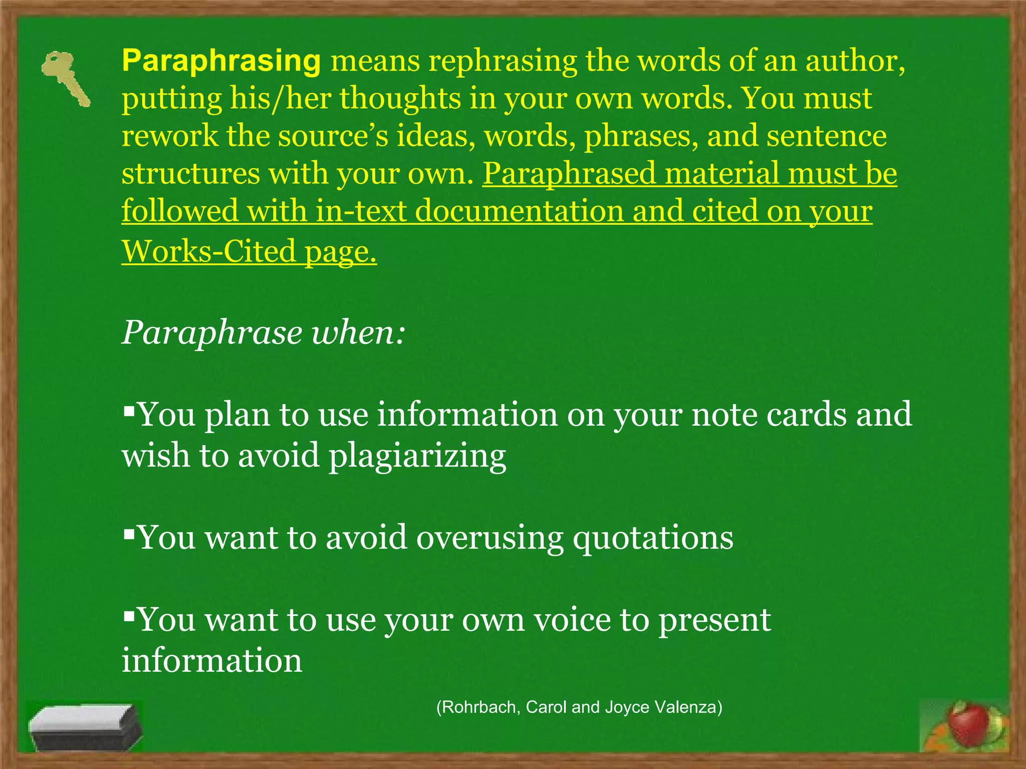 Avoiding Plagiarism | PPT