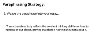 AVOIDING PLAGIARISM ( paraphrasing).pptx