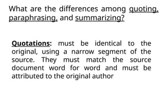 AVOIDING PLAGIARISM ( paraphrasing).pptx