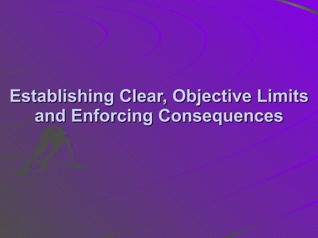 Avoiding Power Struggles And Setting Limits | PPT | Educational ...