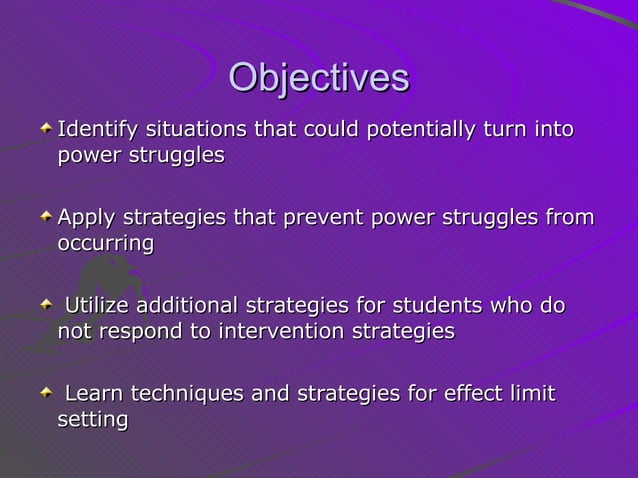 Avoiding Power Struggles And Setting Limits | PPT | Educational ...