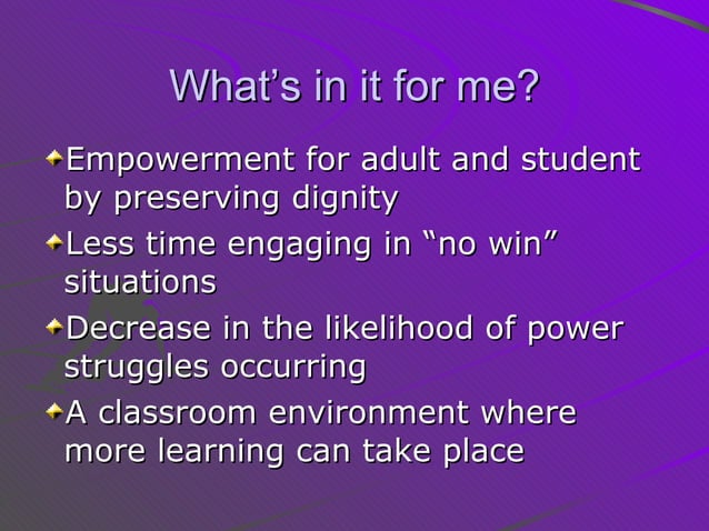 Avoiding Power Struggles And Setting Limits | PPT | Educational ...