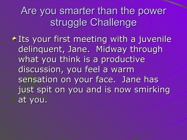 Avoiding Power Struggles And Setting Limits | PPT | Educational ...