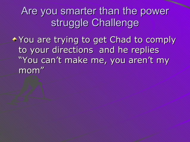 Avoiding Power Struggles And Setting Limits | PPT | Educational ...