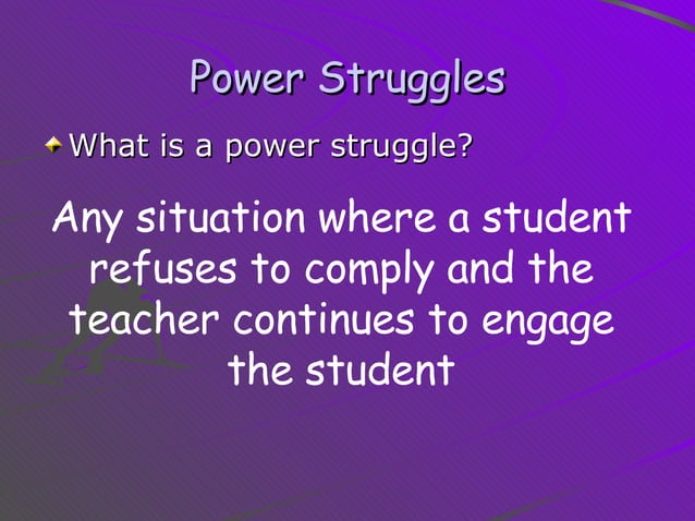 Avoiding Power Struggles And Setting Limits | PPT | Educational ...