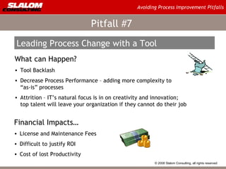 Avoiding Process Improvement Pitfalls | PPT
