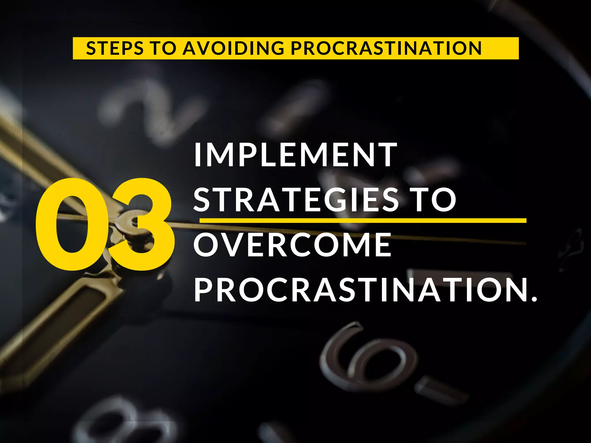 Avoiding procrastination | PDF