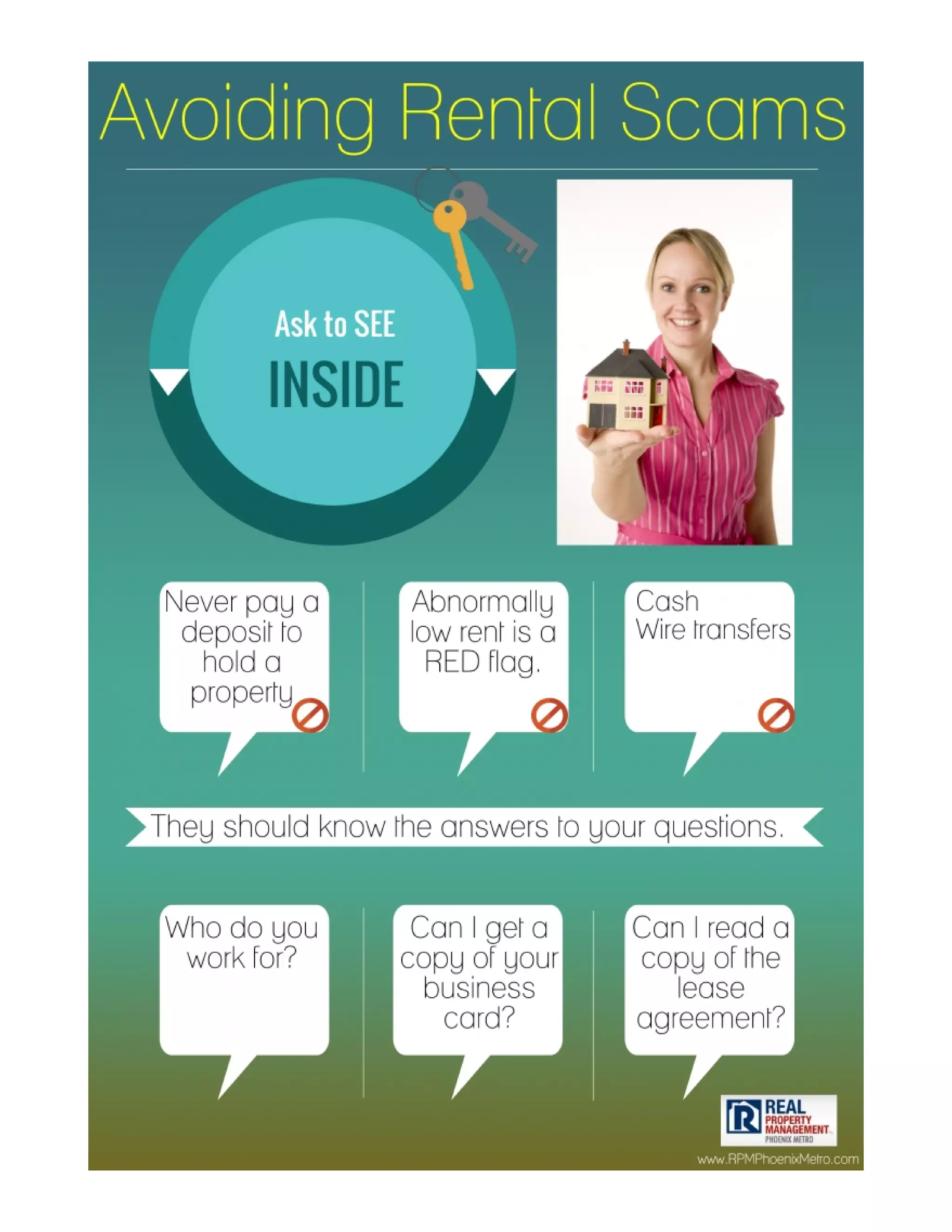 Avoiding Rental Scams - An Infographic | PDF