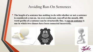 Avoiding run ons | PPSX