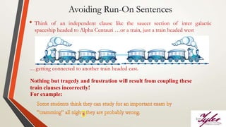 Avoiding run ons | PPSX