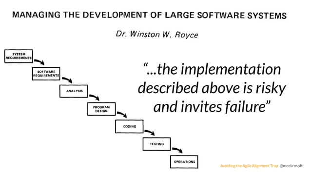 Avoiding the agile alignment trap | PPT