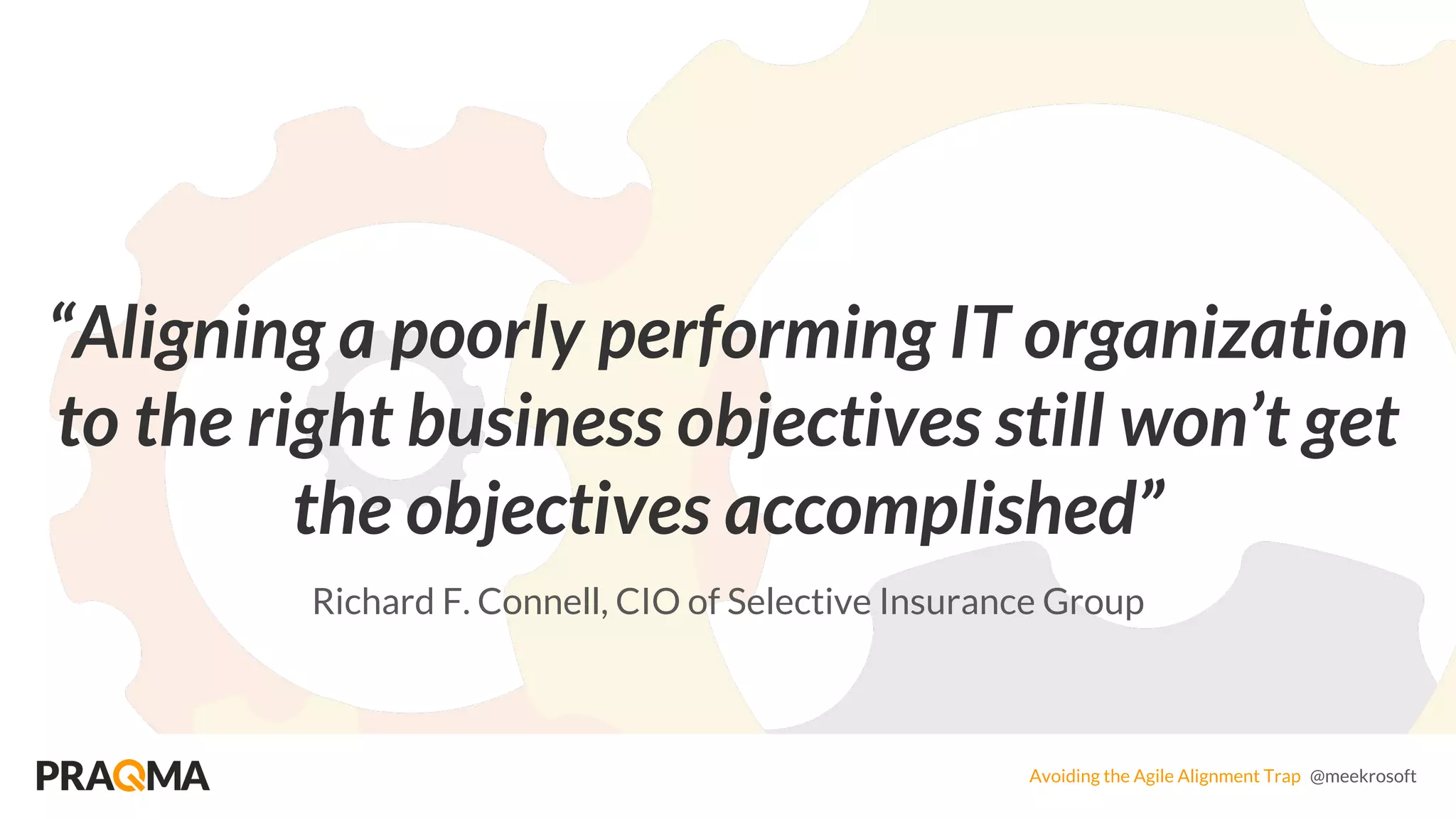 Avoiding the Agile Alignment Trap with DevOps | PPT