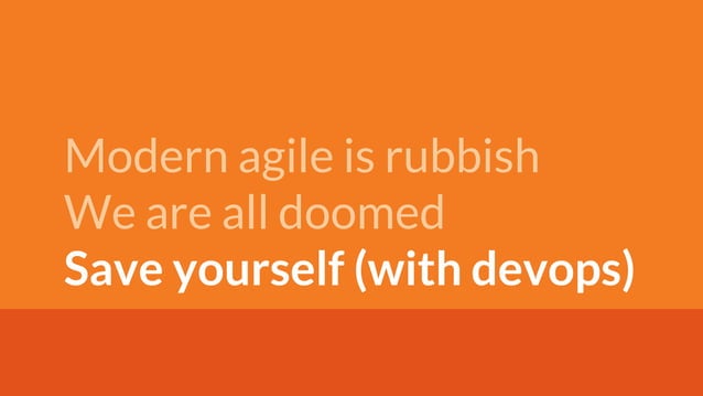 Avoiding the Agile Alignment Trap with DevOps | PPT