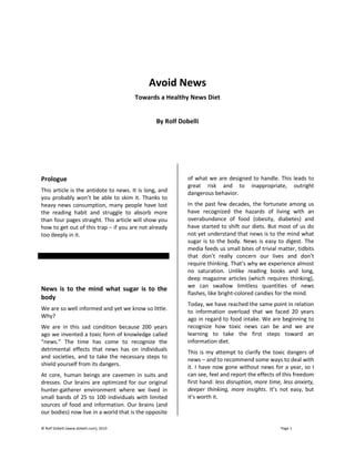 Avoid News | PDF