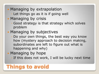 Avoid not managing by objective.pptx