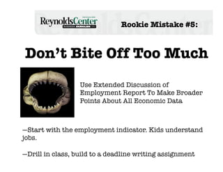 Business Journalism Professors 2014: Avoid Rookie Mistakes by Rob Wells ...