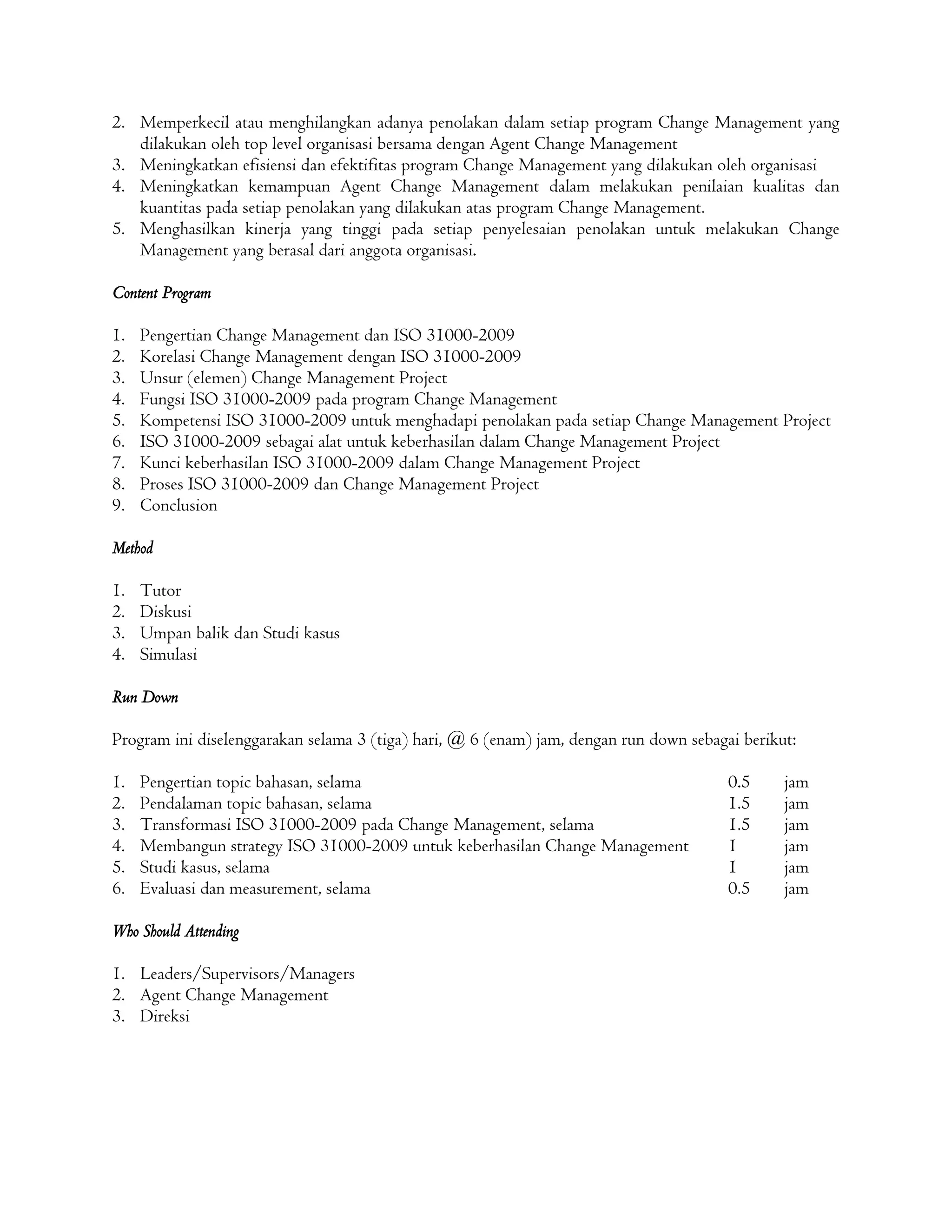 Avoid the resistance on change management | PDF