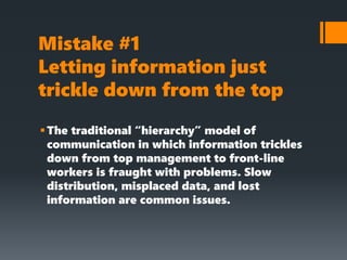 Avoid these 10 mistakes in your internal communications strategy | PDF