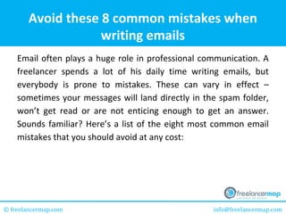 Avoid these 8 common mistakes when writing emails | PPT