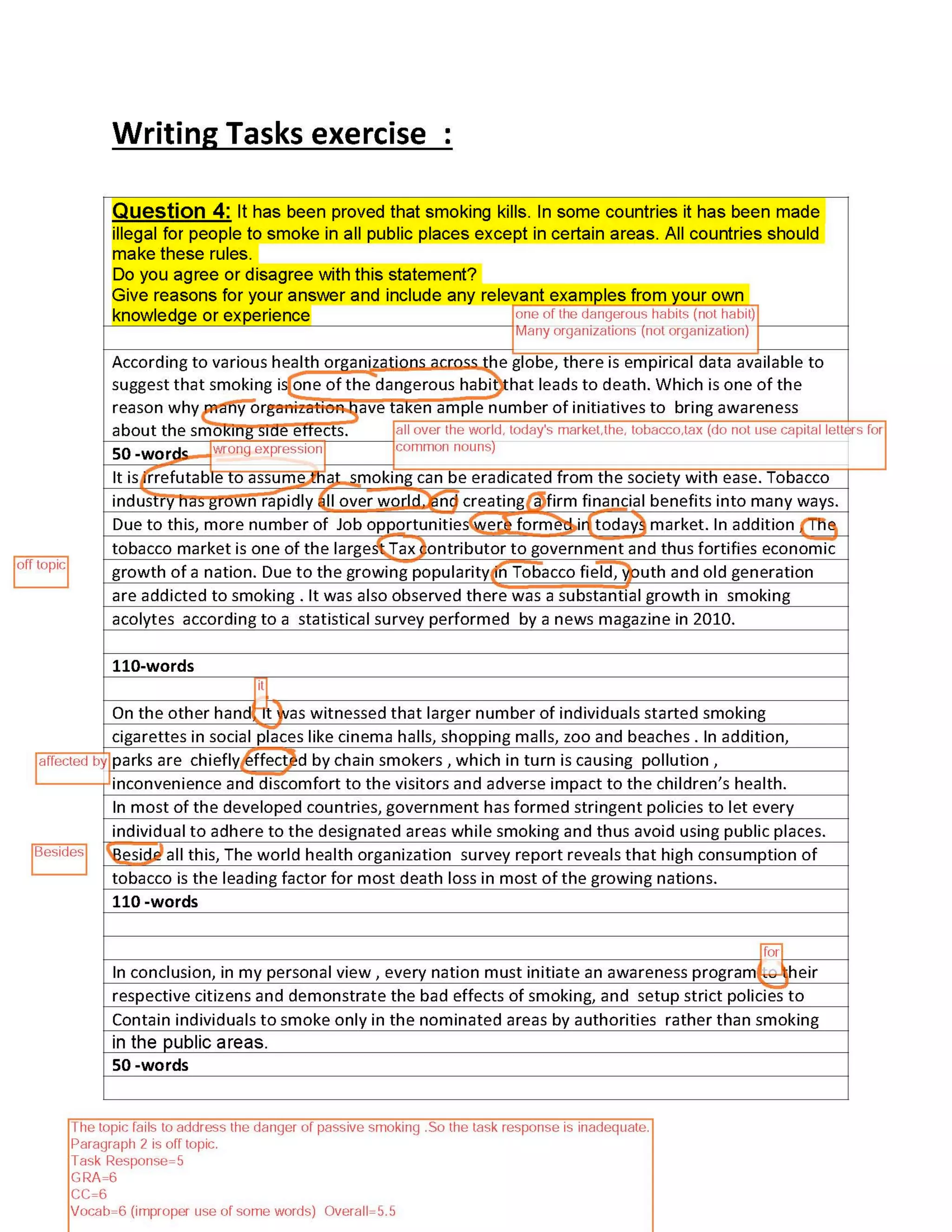 IELTS writing errors to avoid to get 7_8_9 in essays | PDF