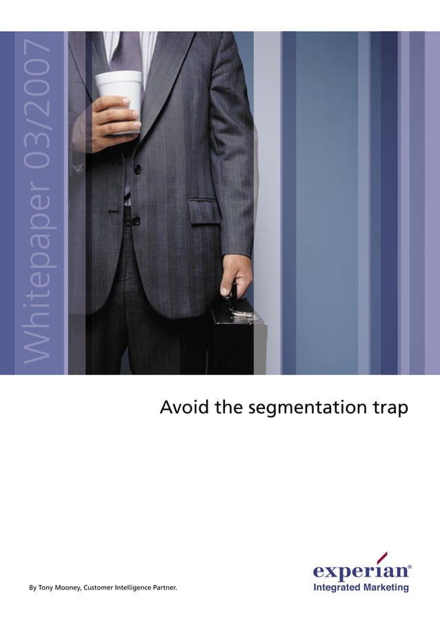 Avoid The Segmentation Trap (Experian) | PDF