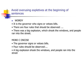 Avoid Wordiness.ppt