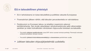 Avoimet ovet-tietoisku-euro ja eu-jenni-hellström | PPT