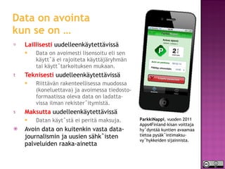Avoin data | PPT