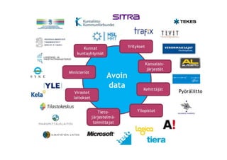 Avoin data roadshow Oulu | PDF