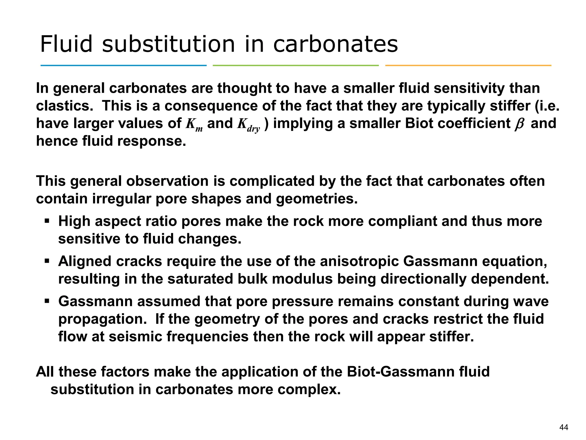 Reservoir Geophysics : Brian Russell Lecture 1 | PPTX