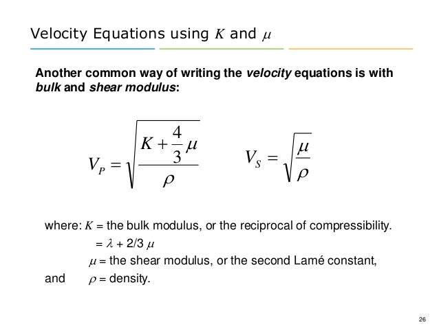 Reservoir Geophysics : Brian Russell Lecture 1