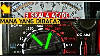 AVO METER, CARA MENGGUNAKAN DAN MEMBACA AVO METER | PPTX