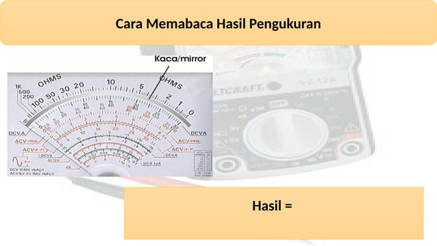 AVO meter analog dan cara penggunaannya.pptx