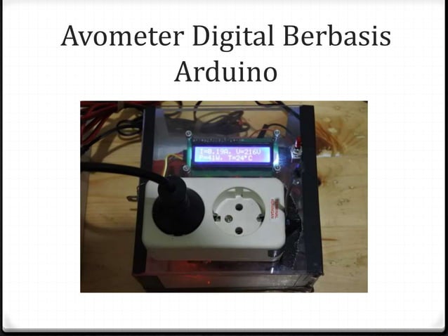 Avometer digital berbasis arduino | PPT
