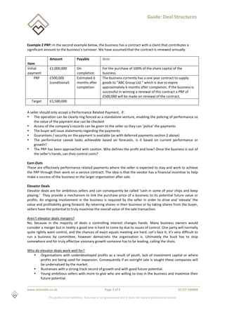 Avondale Guide - Deal Structures | PDF