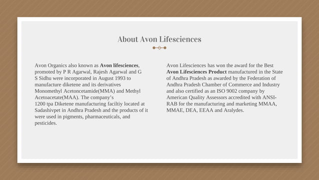 Avon lifesciences ltd | PPTX
