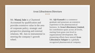 Avon lifesciences ltd | PPTX