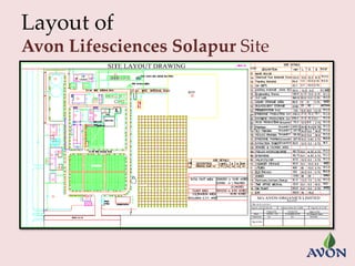 Avon lifesciences solapur - Site overview | PDF | Chemistry | Science