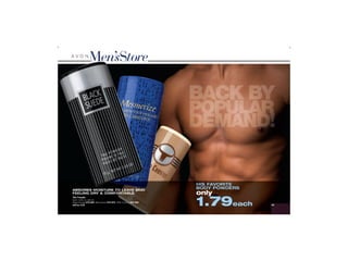 Avon Men's Store Presentation | PDF
