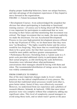 AVON PRODUCTS, INC.MARC EFFRONA leadership development.docx