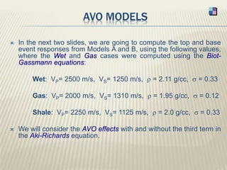 Avo ppt (Amplitude Variation with Offset) | PPTX