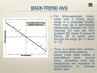 Avo ppt (Amplitude Variation with Offset) | PPTX