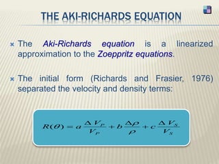 Avo ppt (Amplitude Variation with Offset) | PPTX