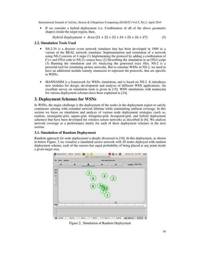 A voronoi diagram based approach for analyzing area coverage of various node deployment schemes ...