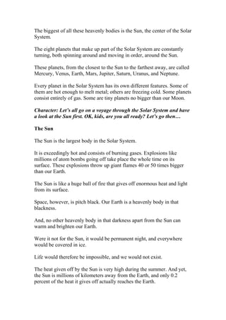 A voyage through the universe. english | DOC