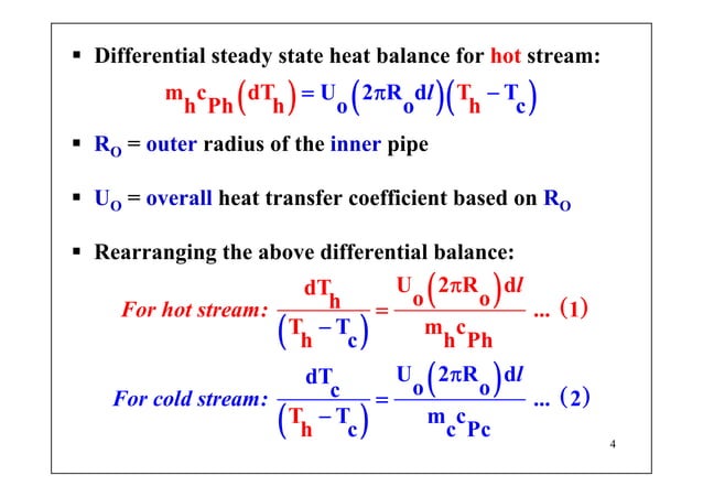 applications of the principles of heat transfer to design of heat ...